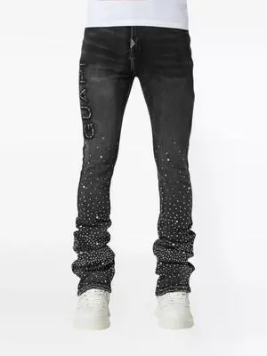 GUAPI Crystal-embellished Jeans