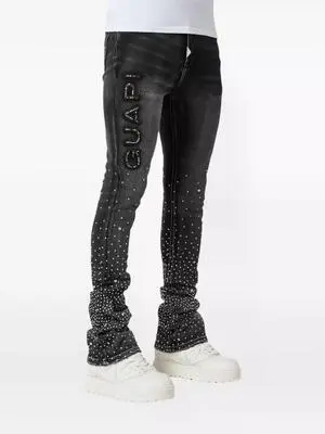 GUAPI Crystal-embellished Jeans