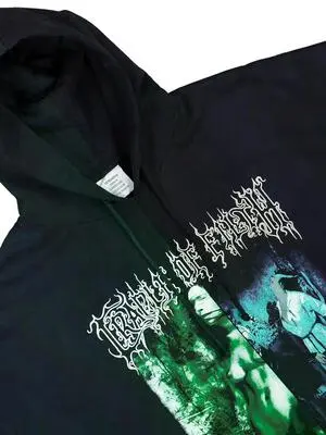 Vetements Graphic-print Hoodie - Green