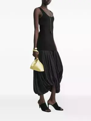 TOTEME Bevel Satin Shoulder Bag - Yellow
