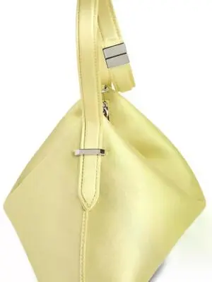 TOTEME Bevel Satin Shoulder Bag - Yellow