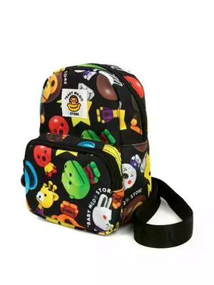 A BATHING APE Baby Milo® Store * Character-print Backpack