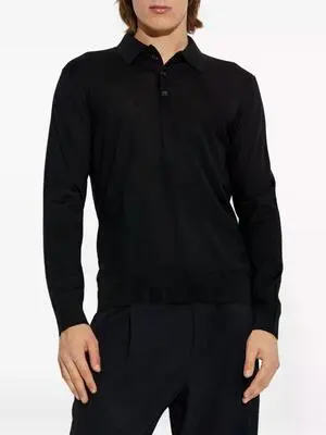 Giorgio Armani Long-sleeve Polo Shirt
