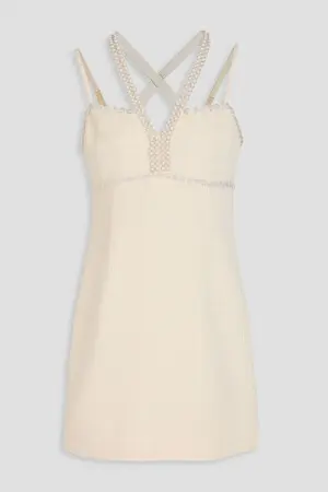 Sandro Embellished Tweed Mini Dress