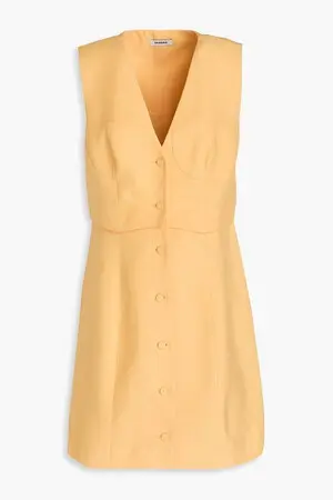 Sandro Layered Twill Mini Dress
