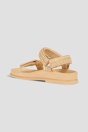 Sandro Faux Raffia Sandals