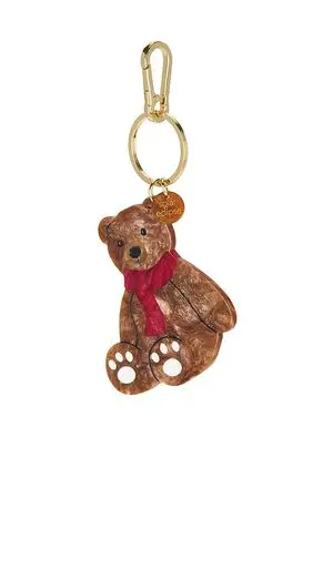 SOLAR ECLIPSE Hand-painted Bag Charm - Teddy Bear