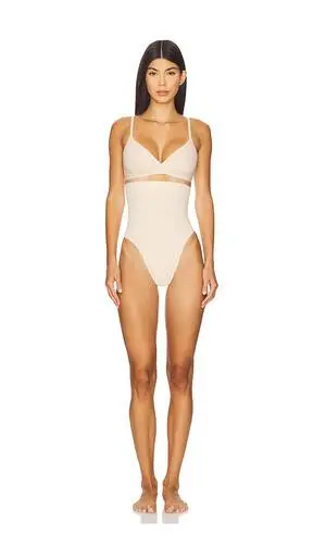SKIMS Seamless Sculpt High Waist Thong In Nude - Sand