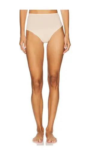 SKIMS Fits Everybody High Waisted Thong In Nude - Sand