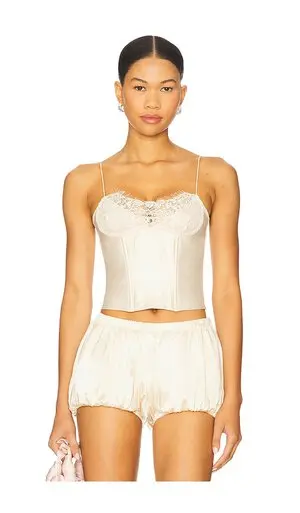 For Love & Lemons Victoria Bustier - Cream