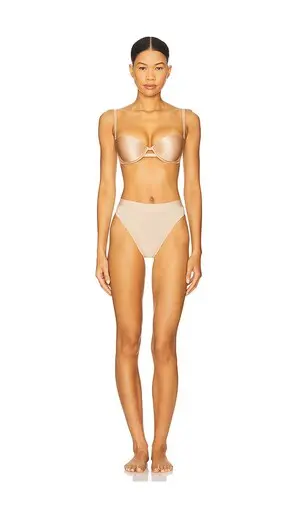 CUUP High Waist Modal Thong In Nude