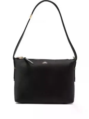 TOTEME Bevel Zip Shoulder Bag - Black