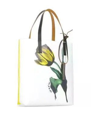Marni Tulip-print Tote Bag