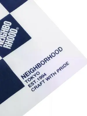 NEIGHBORHOOD Check-pattern Bath Towel