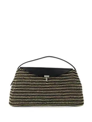 TOTEME T-lock Woven Leather Top Handle Bag