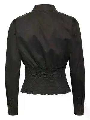 GESTUZ Smocked-waist Shirt