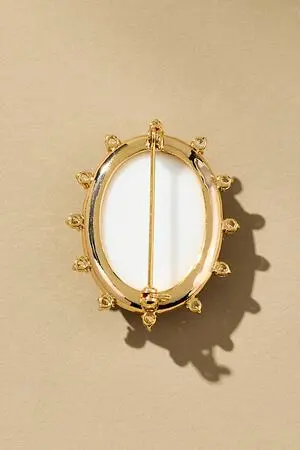Anthropologie Glitz Portrait Brooch