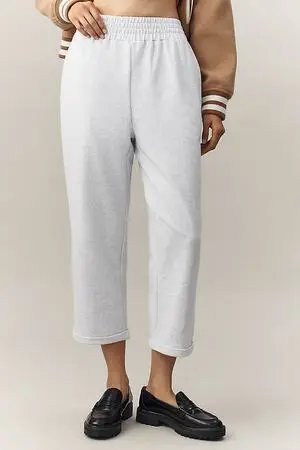 GREY LAB Cotton Cropped Pull-on Pants