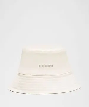 Lululemon Reversible Bucket Hat - Light Ivory/warm Ash Grey