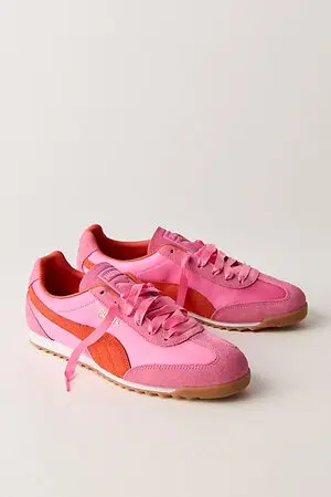 PUMA Arizona Nylon Sneakers - Poise Pink/fierce Red/white