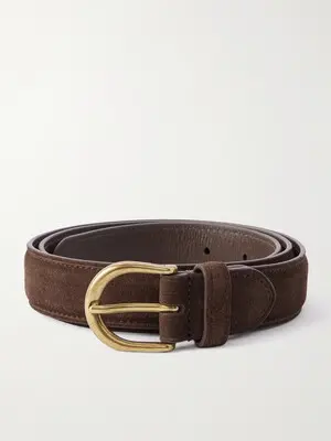 Polo Ralph Lauren 3cm Suede Belt - Brown
