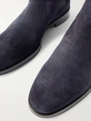 Paul Smith Lawson Suede Chelsea Boots - Blue