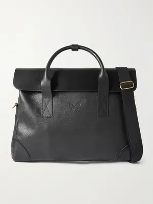 Bennett Winch Full-grain Leather Briefcase - Black