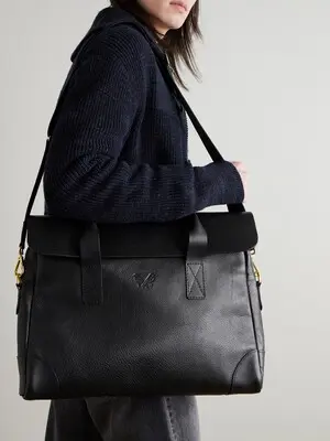 Bennett Winch Full-grain Leather Briefcase - Black