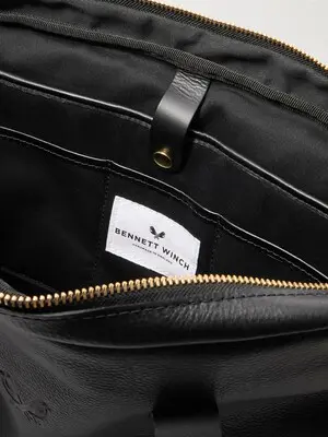 Bennett Winch Full-grain Leather Briefcase - Black
