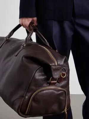 Bennett Winch Full-grain Leather Weekend Bag