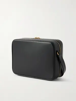Saint Laurent Logo-print Leather Messenger Bag