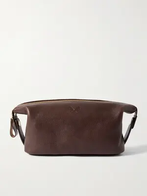 Bennett Winch Full-grain Leather Wash Bag - Brown