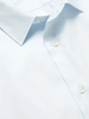 Canali Herringbone Cotton Shirt