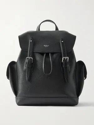 Mulberry Heritage Pebble-grain Leather Backpack - Black