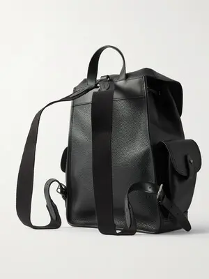 Mulberry Heritage Pebble-grain Leather Backpack - Black