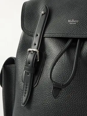 Mulberry Heritage Pebble-grain Leather Backpack - Black