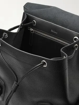 Mulberry Heritage Pebble-grain Leather Backpack - Black