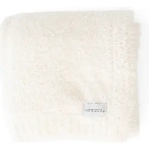 SARANONI Bamboni Receiving Blanket - Ivory
