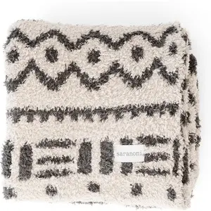 SARANONI Bamboni Receiving Blanket - Mudcloth