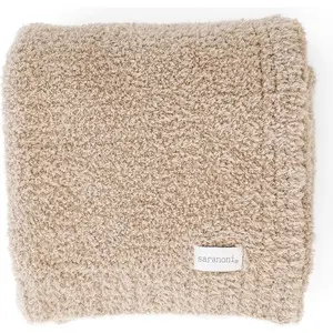 SARANONI Bamboni Receiving Blanket - Taupe