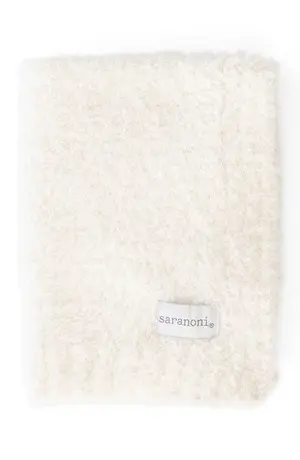 SARANONI Bamboni Mini Blanket Ivory