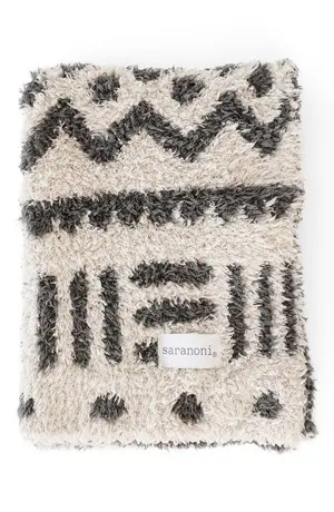 SARANONI Bamboni Mini Blanket - Mudcloth
