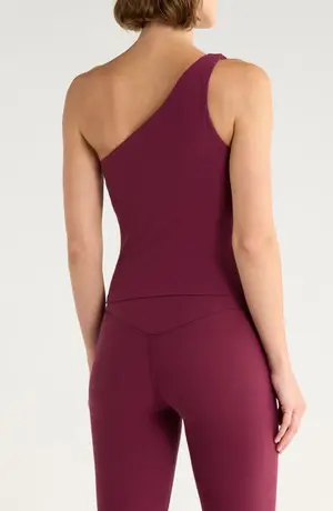 Spanx One Shoulder Tank - Plum Berry