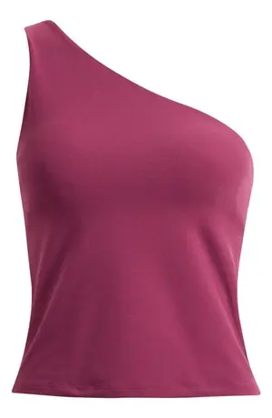 Spanx One Shoulder Tank - Plum Berry