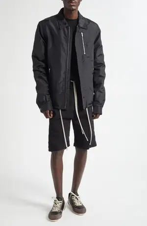 Rick Owens Pusher Cotton Shorts