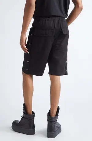 Rick Owens Pusher Cotton Shorts