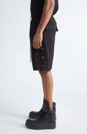 Rick Owens Pusher Cotton Shorts