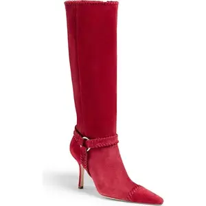 Cinq À Sept Whipstitch Knee High Boots - Bordeaux