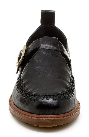 KELSI DAGGER BROOKLYN Lou Mary Jane Loafer - Black