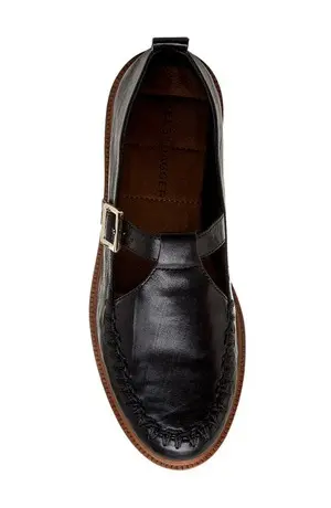 KELSI DAGGER BROOKLYN Lou Mary Jane Loafer - Black